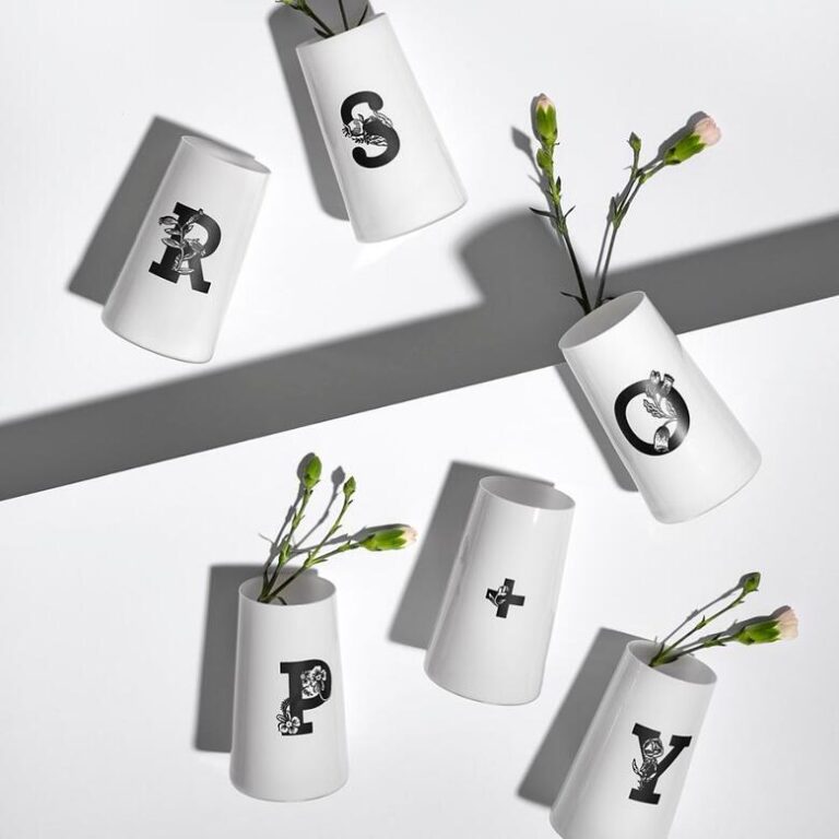 Vase with letter M Letters 120 mm - Crystalex CZ | Bohemia Crystal™